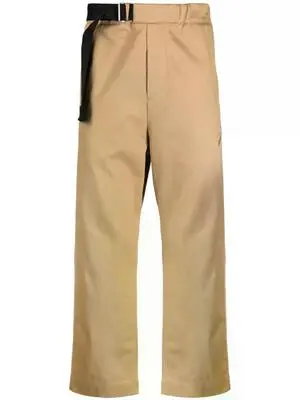 OAMC Tapered-leg Cropped Trousers - Brown