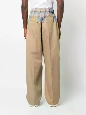 MAISON MARGIELA X Pendleton Checked Yoke Trousers