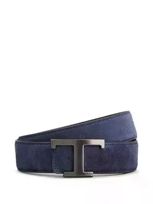 TOD'S Logo Buckle Belt - Blue