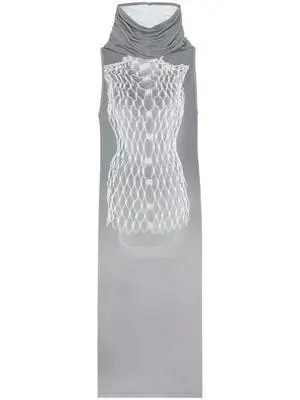 MAISON MARGIELA Sleeveless Midi Dress - Grey