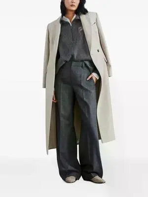 Brunello Cucinelli Wide-leg Tailored Trousers