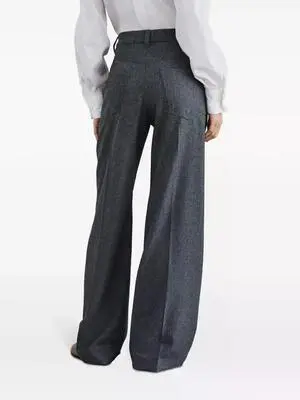 Brunello Cucinelli Wide-leg Tailored Trousers