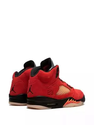 JORDAN Air Mars Leather Sneakers - Red