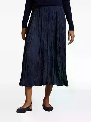 Polo Ralph Lauren Crinkled A-line Midi Skirt