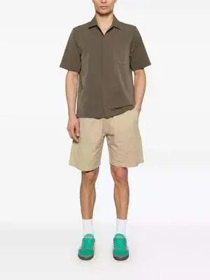 Herno Seer-crease Shirt - Brown