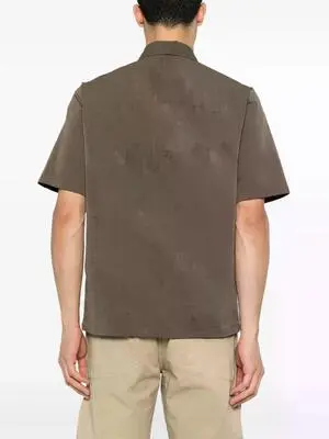 Herno Seer-crease Shirt - Brown