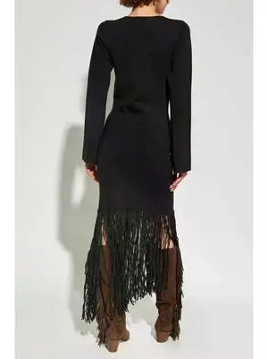 Munthe Fringe Detail Midi Dress