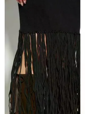 Munthe Fringe Detail Midi Dress