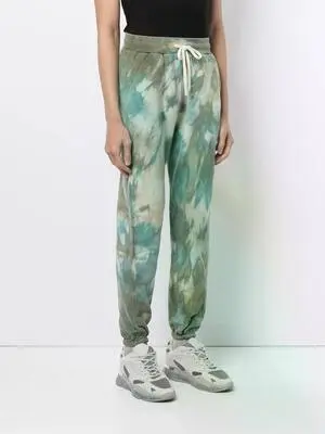 John Elliott Tie-dye Print Track Pants - Green