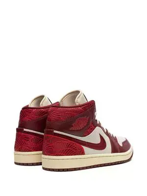 JORDAN Air 1 Mid Tiki Leaf Sneakers