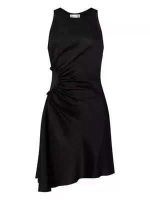 Victoria Beckham Ruched Mini Dress - Black