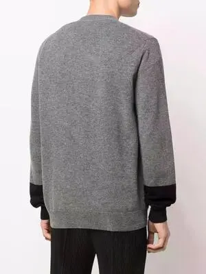 Comme Des Garçons Fine-knit Button-up Cardigan - Grey