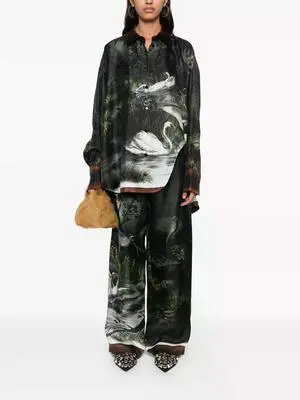 Attico Printed Trousers