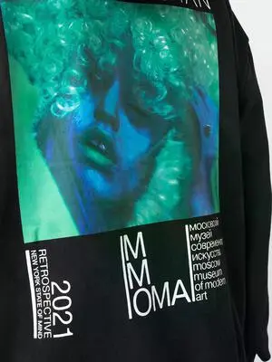 HACULLA. Georgia Slogan Print Hoodie - Black
