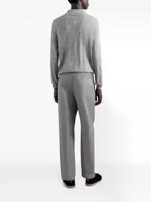 Dolce & Gabbana Fine-knit Polo Shirt