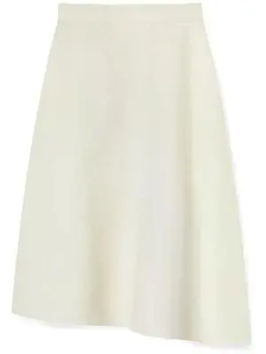 JIL SANDER Asymmetric Midi Skirt