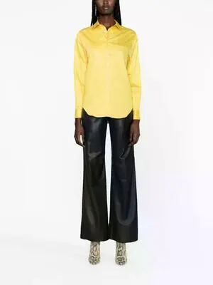Zadig&Voltaire Taskiz Slogan-embroidered Cotton Shirt