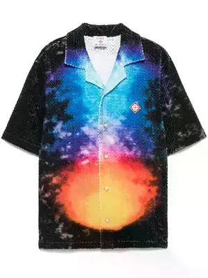 Casablanca Monogram Shirt - Blue
