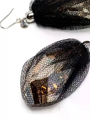 Undercover Tulle Crystal Earrings