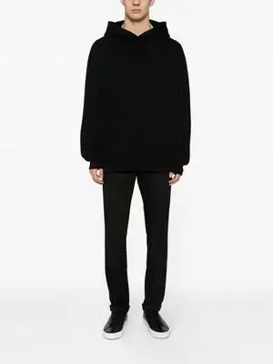 DONDUP Mid-rise Tapered-leg Chinos - Black