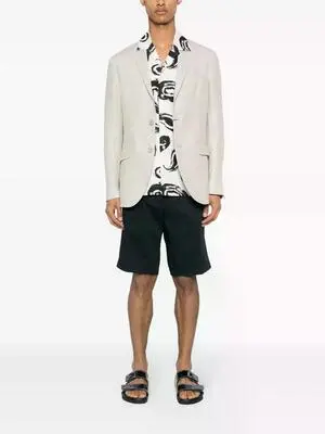 Etro Pegaso Embroidered Shorts