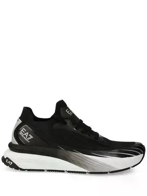 EA7 Crusher" Lace-up Sneakers - Black