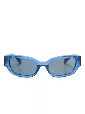 Linda Farrow X Magda Butrym Acetate Cat-eye Sunglasses - Blue
