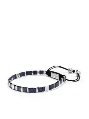 NIALAYA JEWELRY Logo Engraved Beaded Bracelet