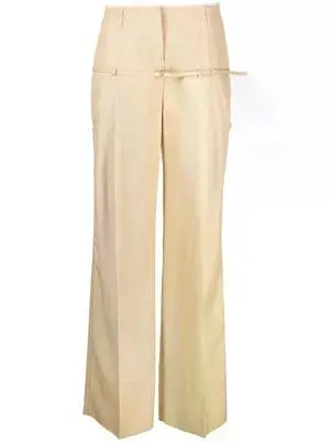 Jacquemus Le Pantalon Criollo Wide-leg Trousers - Brown