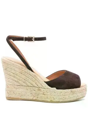 Manebí 110mm Suede Espadrilles - Brown