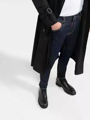 Dsquared2 Slim-fit Jeans With Logo Print