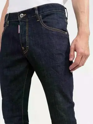 Dsquared2 Slim-fit Jeans With Logo Print