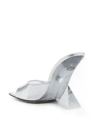 Attico Cheope 105mm Metallic Effect Sandals