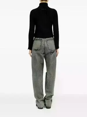 MAISON MARGIELA Ribbed Cotton Zip-up Cardigan