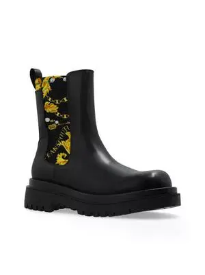 Versace Chain Print Chelsea Boots