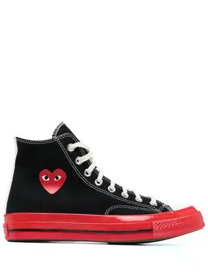 CONVERSE X COMME DES GARONS PLAY Chuck 70 High-top Sneakers - Black