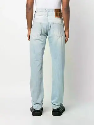 VTMNTS Double-layer Straight-leg Jeans - Blue