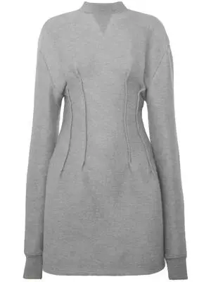 JW Anderson Textured Hourglass Dress - Grey