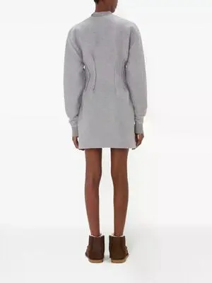 JW Anderson Textured Hourglass Dress - Grey