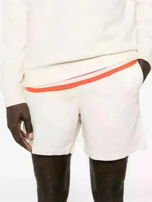 Nn07 Gregor Twill Shorts With Drawstring Waist - Neutrals