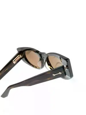 AKONI Aquila Oval-frame Sunglasses