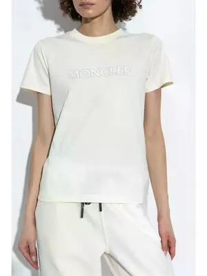 Moncler Crystal-logo Cotton T-shirt