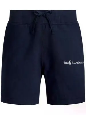 Polo Ralph Lauren Heavyweight Athletic Shorts With Logo Print - Blue