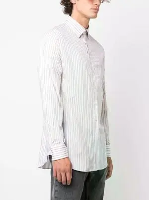 Etro Logo-embroidered Striped Shirt