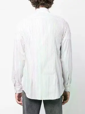 Etro Logo-embroidered Striped Shirt