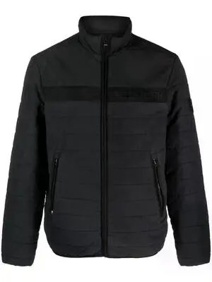 Tommy Hilfiger Padded Jacket With Embroidered Logo - Black