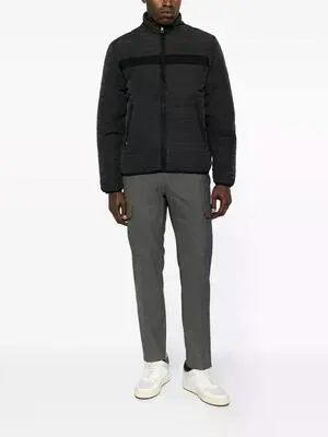 Tommy Hilfiger Padded Jacket With Embroidered Logo - Black