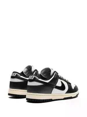 Nike Dunk Low Vintage Panda Sneakers - White