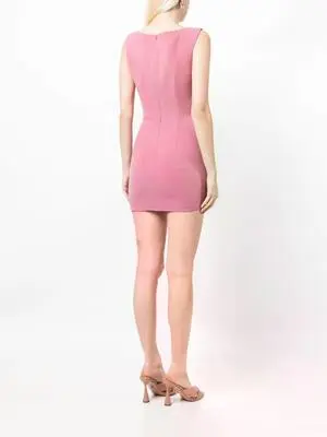 Alex Perry Square Neck Sleeveless Mini Dress