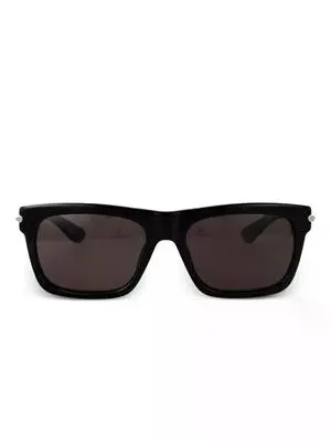 Alexander McQueen Square Frame Sunglasses - Black